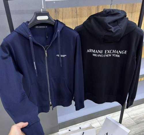 Зип худи armani exchange