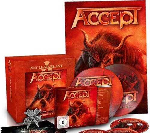 Accept - Blind Rage Box CD+ Blu Ray+ DVD+ Vinyl+ F