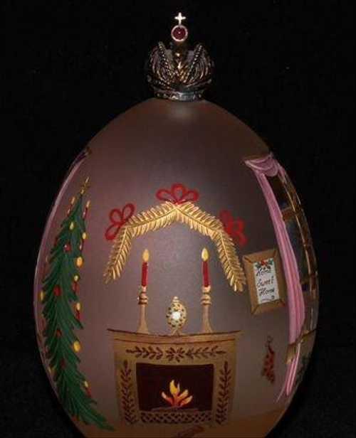 Декоративное яйцо Фаберже Святочное