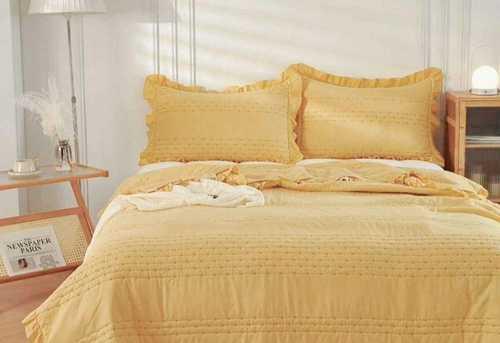 Покрывало на кровать Arya Home, желтое