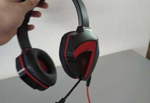 Наушники игровые с микрофоном Bloody G500 новые