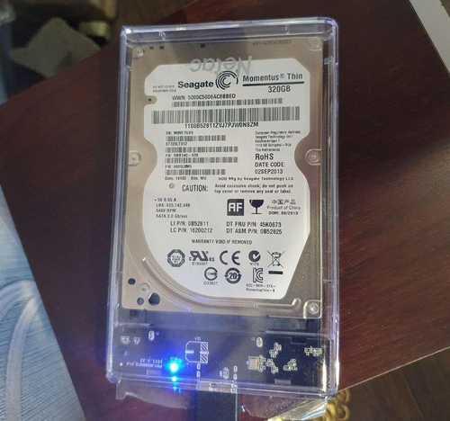 Внешний hddна 320 Гб Seagate