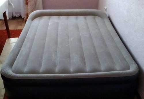 Надувные кровати матрасы с насосом Intex Catoni дл