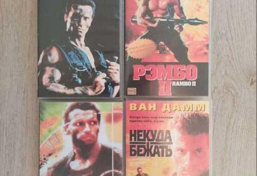 Видеокассеты VHS Терминатор Коммандо Рэмбо Хищник