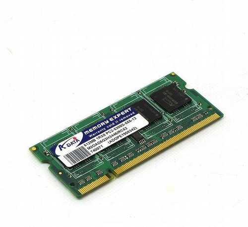 Память adata SO-dimm DDR2 512Mb