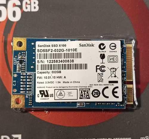 SSD mSata SanDisk X100 32GB