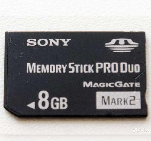 Карта памяти 8 гб Memory Stick Micro Mark2