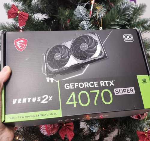 Видеокарта MSI GeForce RTX 4070 super ventus 2X OC