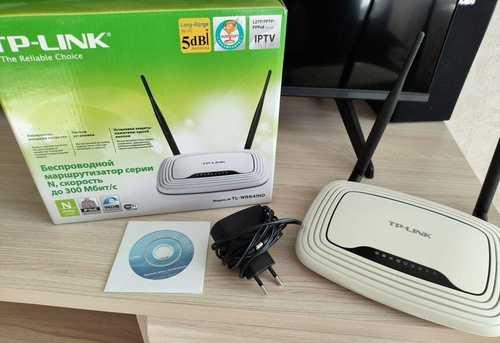 Маршрутизатор (роутер) TP-Link TL-WR841ND 300Мб/с