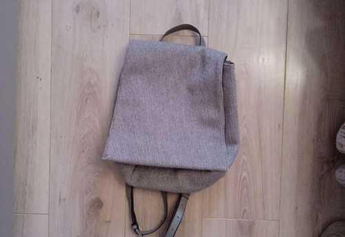 Рюкзак серый текстильный Эконика