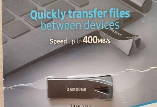 Память USB Flash 256 гб Samsung BAR Plus MUF-256BE