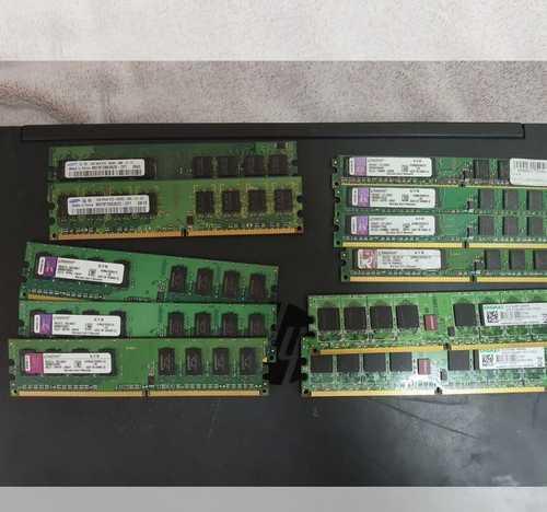 Оперативная память для пк ddr2 1gb 667 и 800Mhz