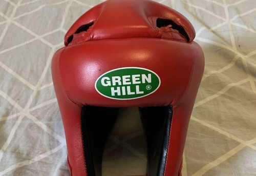 Боксерский шлем green hill подростковый
