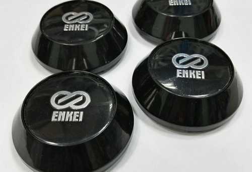 4шт Enkei колпаки для литых дисков 65/60/5 черный