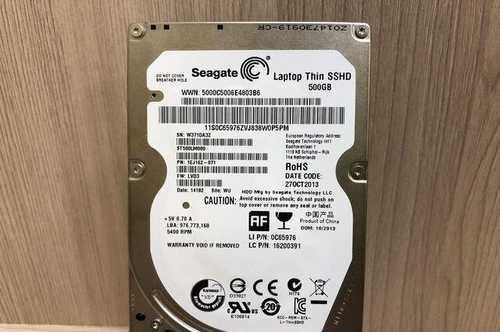 Гибридный sshd 500Gb Seagate Laptop ST500LM000