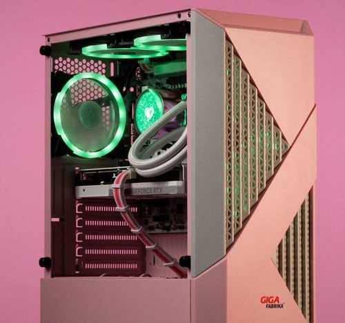 Игровой пк paladin346 RTX 3050 8GB NEW Ryzen 5 5500 Evesky firerose F3-A pink