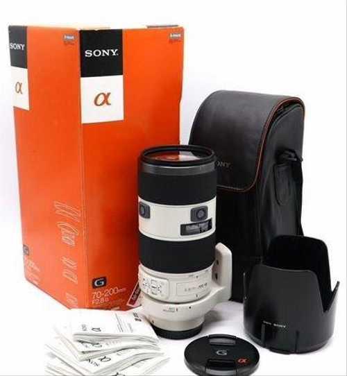 Sony 70-200mm f/2.8G (SAL-70200G) в упаковке