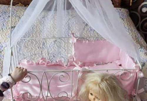 Купол-кроватка игрушечная детская с балдахином