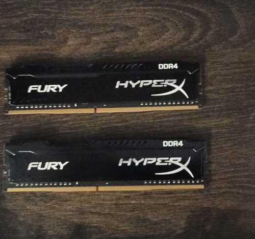 Оперативная память Kingston HyperX fury Black Seri