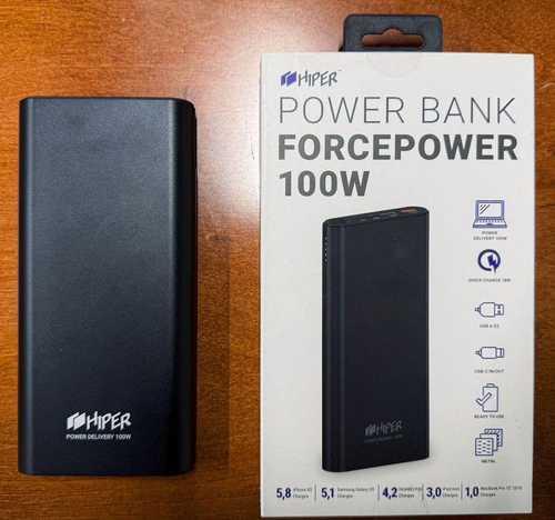 Powerbank hiper ForcePower 100W Li-Ion 20000 mAh