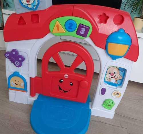 Обучающий домик fisher price на русском языке
