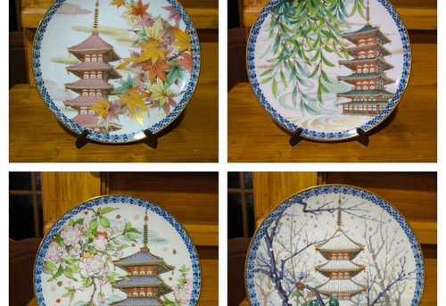 Набор декоративных тарелок времена года Noritake
