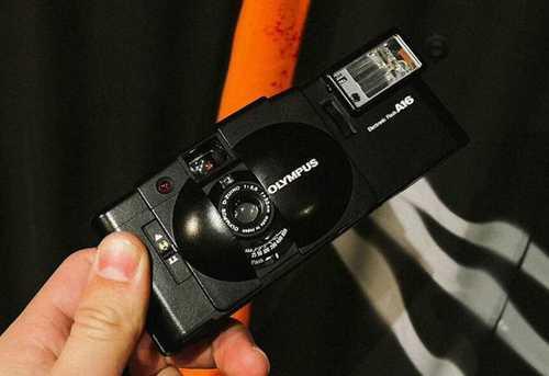 Пленочный фотоаппарат Olympus XA2 + вспышка A16