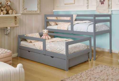 Выдвижная кровать для уютной детской спальни