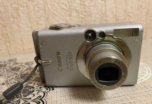 Фотоаппарат canon ixus 500