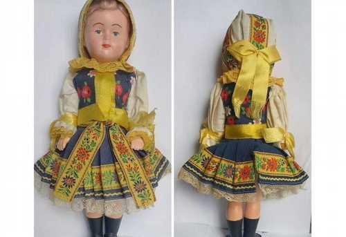 Кукла чехословакия 30см. 60-70гг