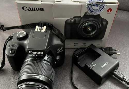 Зеркальный фотоаппарат canon eos 4000d