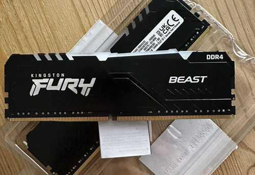 Новая Kingston fury beast ddr4 32gb