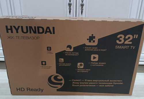 Телевизор smart tv hyundai 32"(новый)