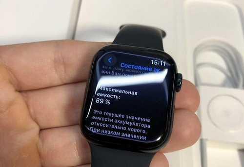 Apple Watch 7 41 mm 89% акб, полный комплект