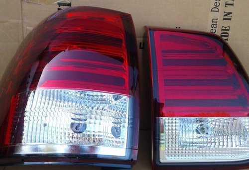 Toyota Land Cruiser 200 фонари тюнинг LED красные