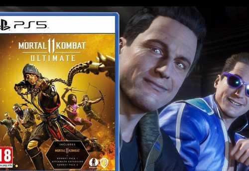 Диск с игрой mortal kombat 11 для ps5