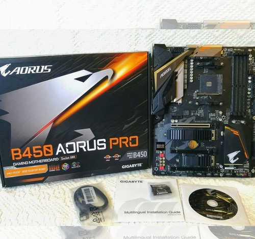 Материнская плата Gigabyte B450 Aorus Pro AM4