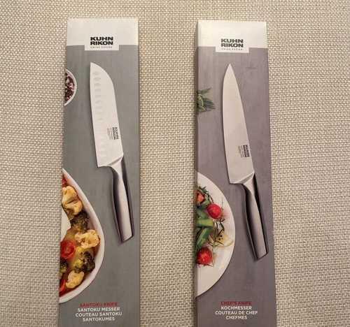 Ножи кухонные Kuhn Rikon Santoku 18 и 20 см