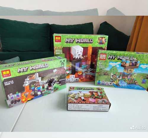 Lego minecraft наборы пакетом за всё