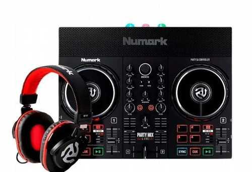 DJ контроллер Numark Party Mix Live + Наушники Num