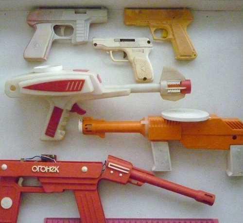 Пистолеты, автоматы детские, СССР. Игрушки