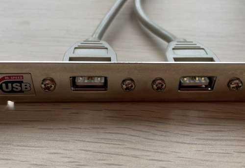 Планка расширения USB 2.0 на 2 порта