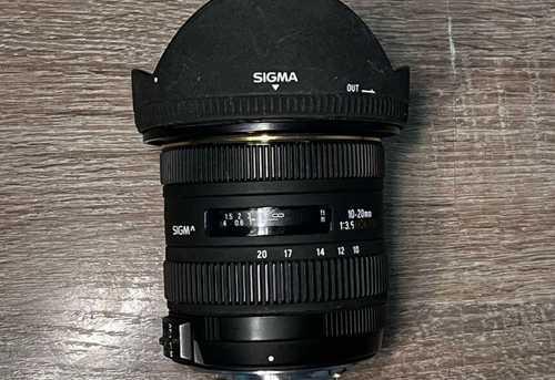 Sigma 10-20 3.5 Nikon F