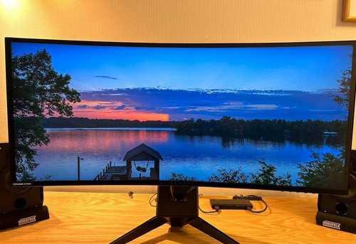 Монитор Dell alienware aw3418dw 120hz, G-sync