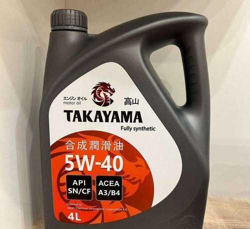 Моторное масло Takayama 5w40 синтетика