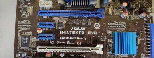 Мат. плата asus M4A79XTD EVO с процессором AMD