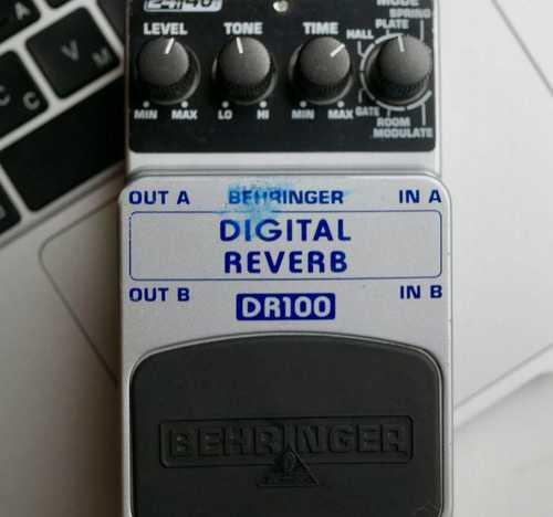 Behringer dr100 digital reverb педаль эффектов