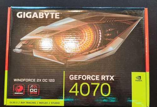 Новая игровая видеокарта Gigabyte Geforce Rtx 4070