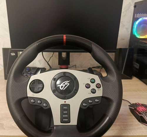 Игровой руль Dexp wheelman 900 градусов