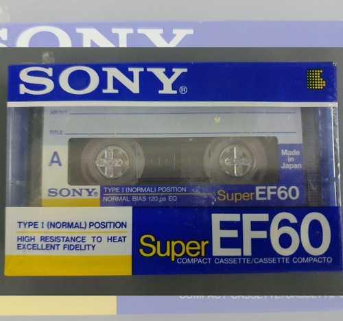 Аудиокассета Sony super EF60